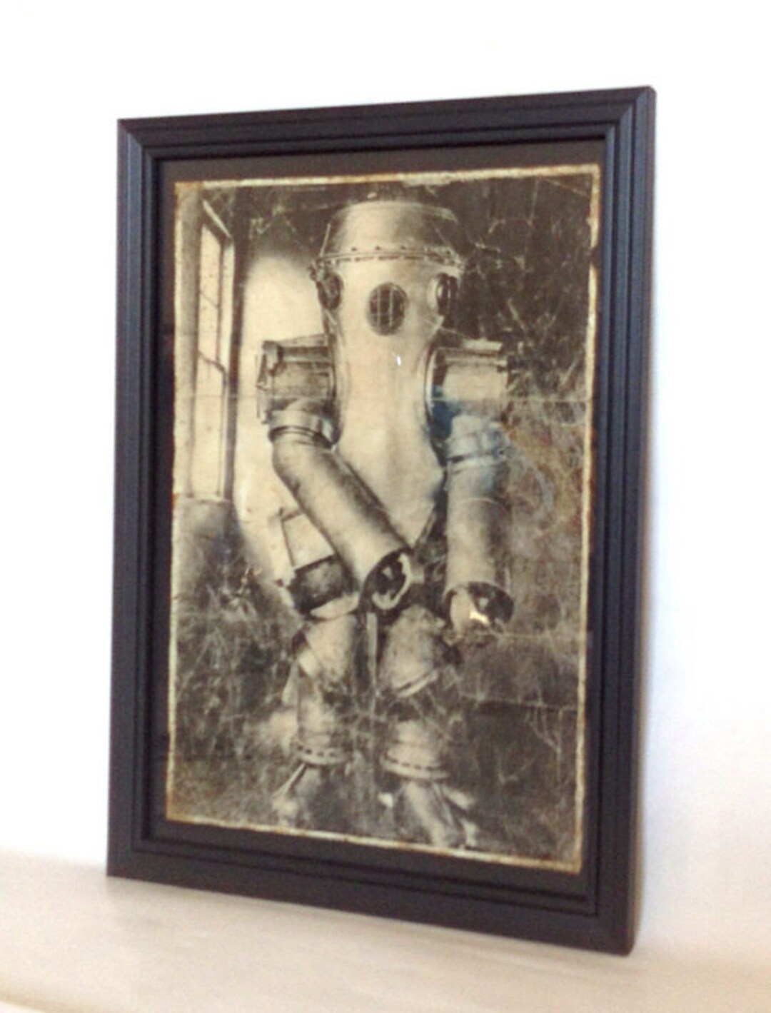 Victorian Diving Suit Aged Reproduction Print - A4 Size. - Etsy UK