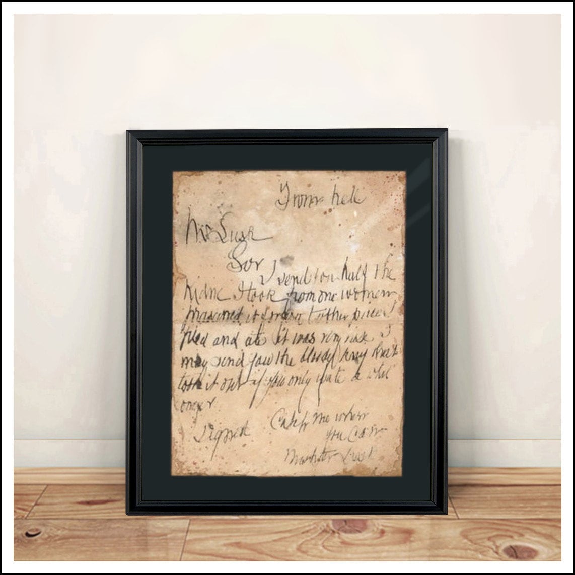 Jack the Ripper From Hell Letter Aged Reproduction Art Print - Etsy