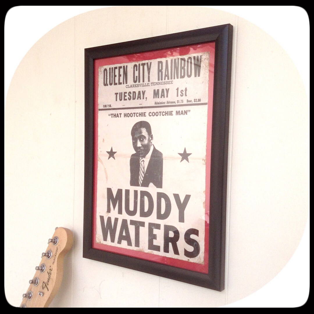 Aged Reproduction Muddy Waters Gig Poster - A4 Size. - Etsy