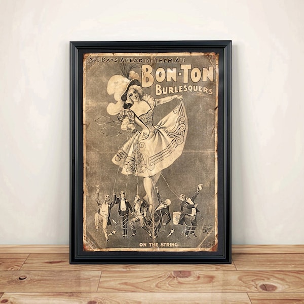 Burlesque Poster - Etsy UK