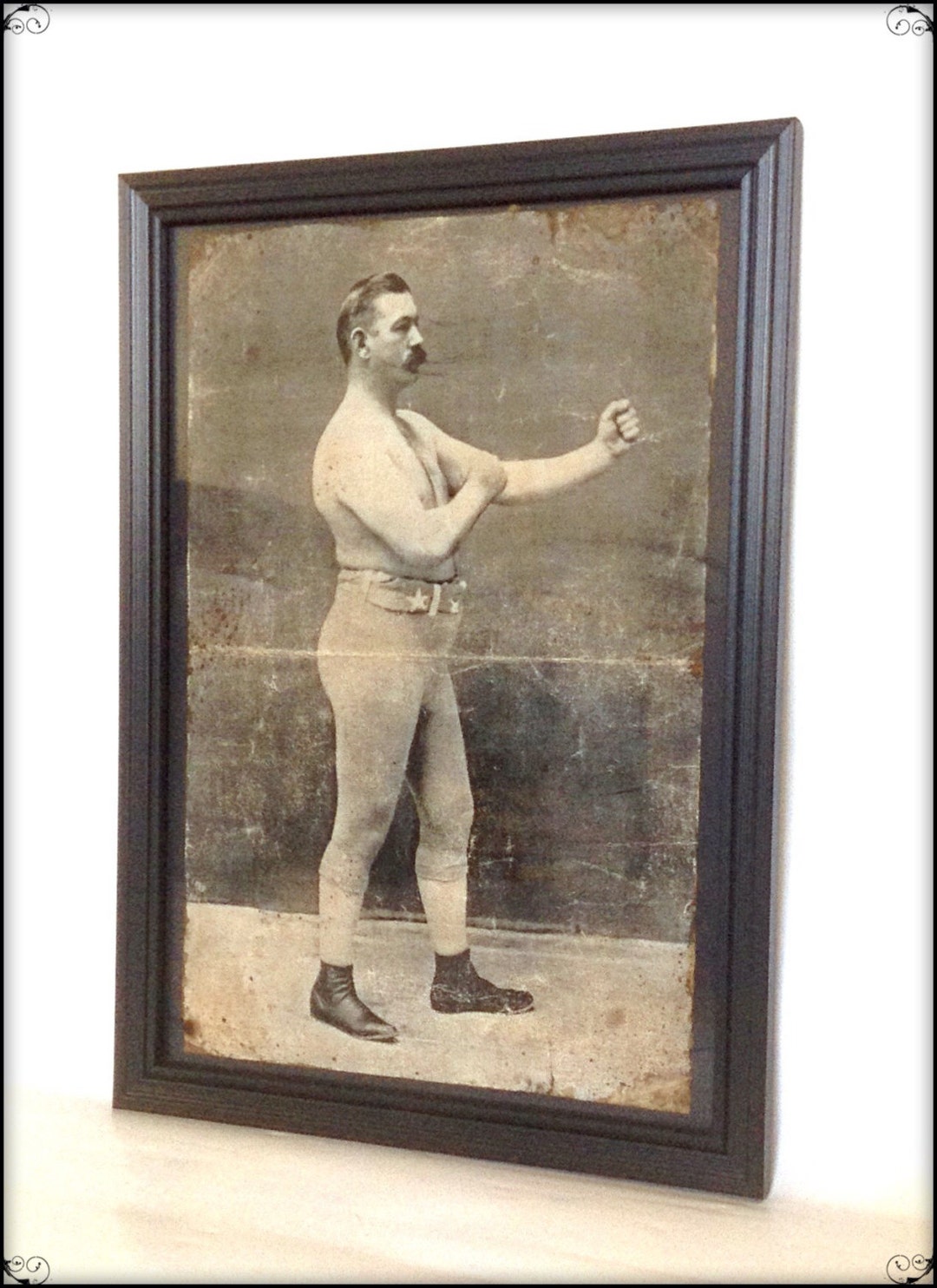 Victorian Pugilist Print - A4 Size. Hand Aged. - Etsy