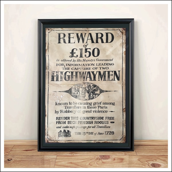 Highwaymen Poster - Etsy