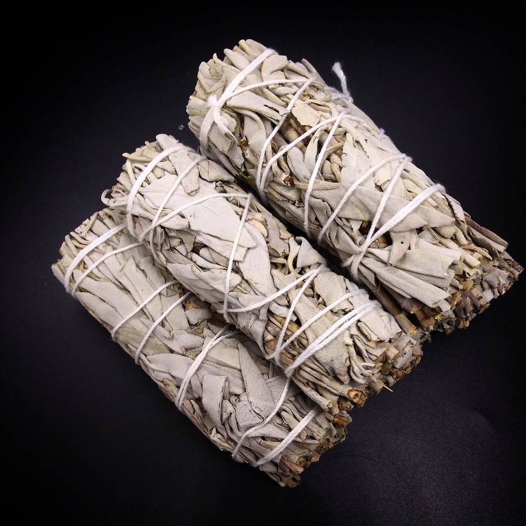 Mini 4 White-sage Smudging Bundles - Etsy