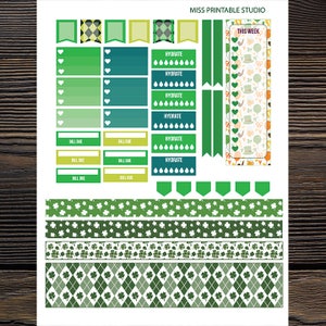 March Printable Planner Stickers,happy PLANNER Stickers,weekly Happy ...