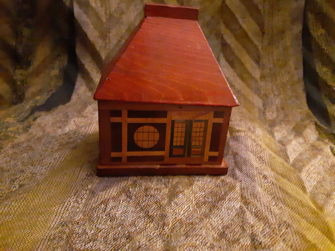 Vintage Wooden Bank Orginal Finish - Etsy