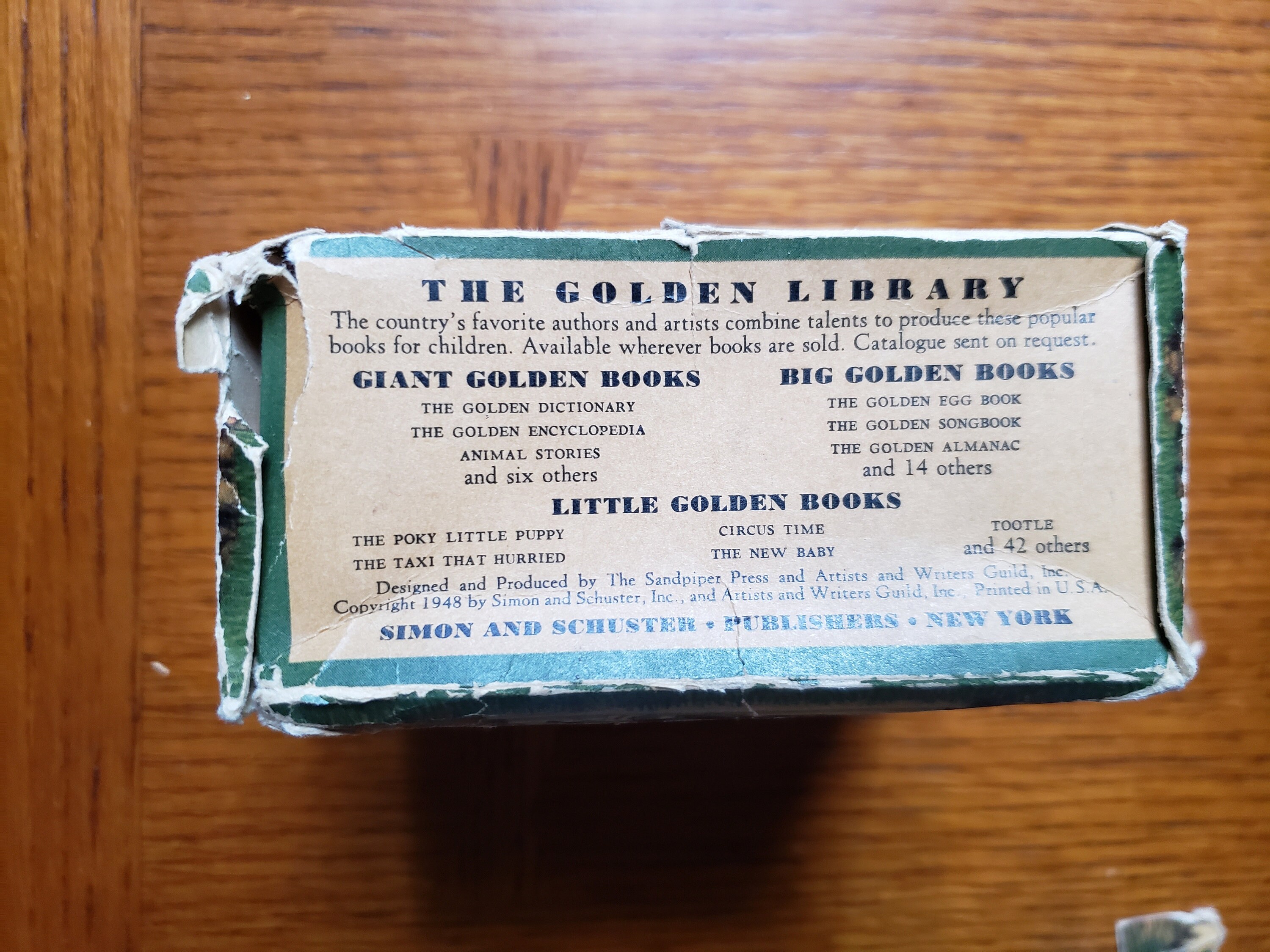 The Tiny Golden Library-little Golden Bookssimon & Schuster Tiny Animal ...