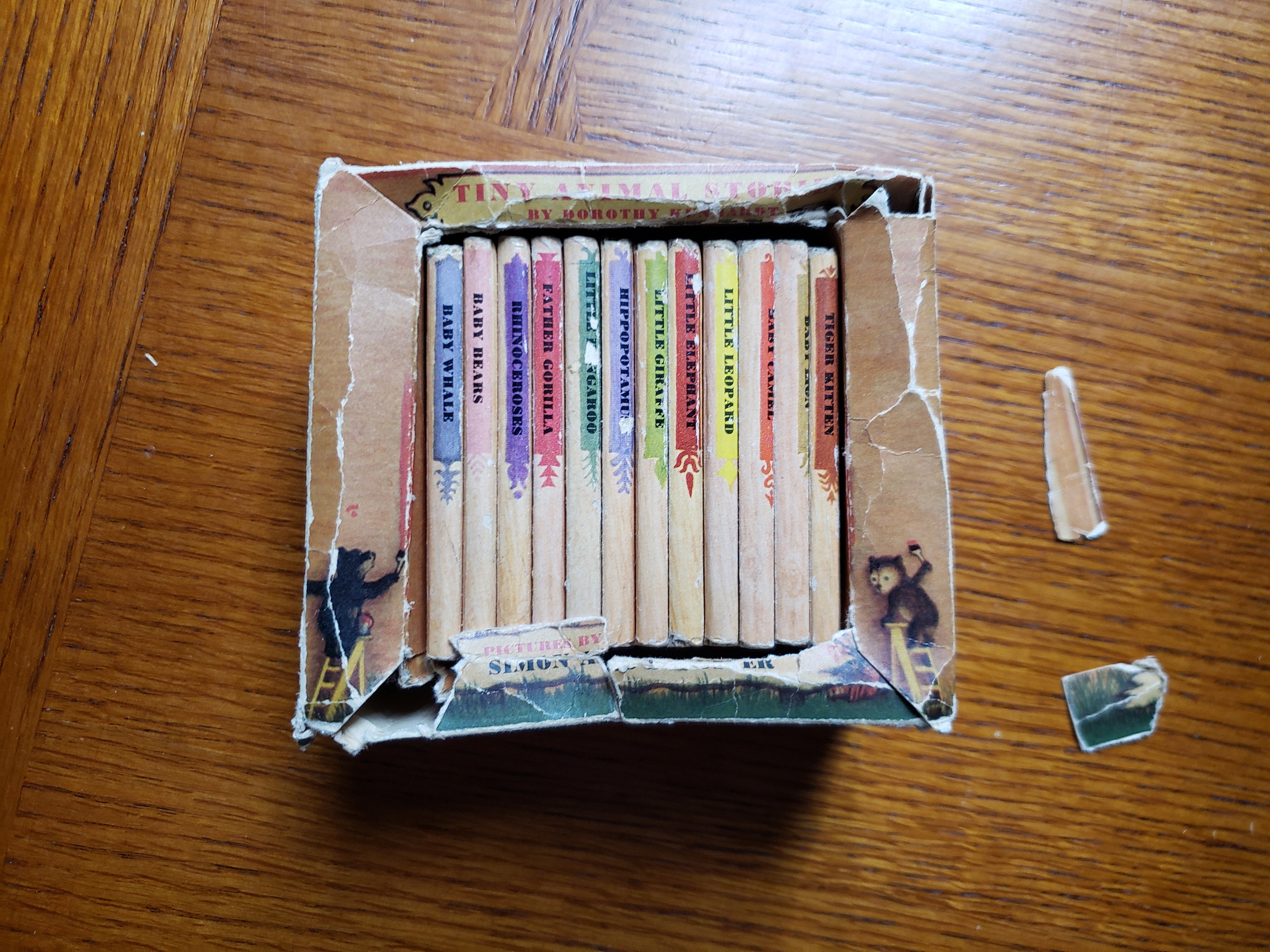 The Tiny Golden Library-little Golden Bookssimon & Schuster Tiny Animal ...