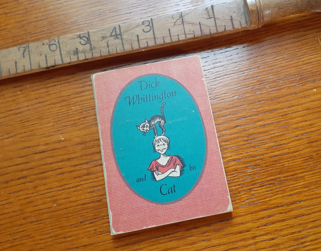 1937 Vintage Dick Wittington and His Cat -small Book W/ Colored ...