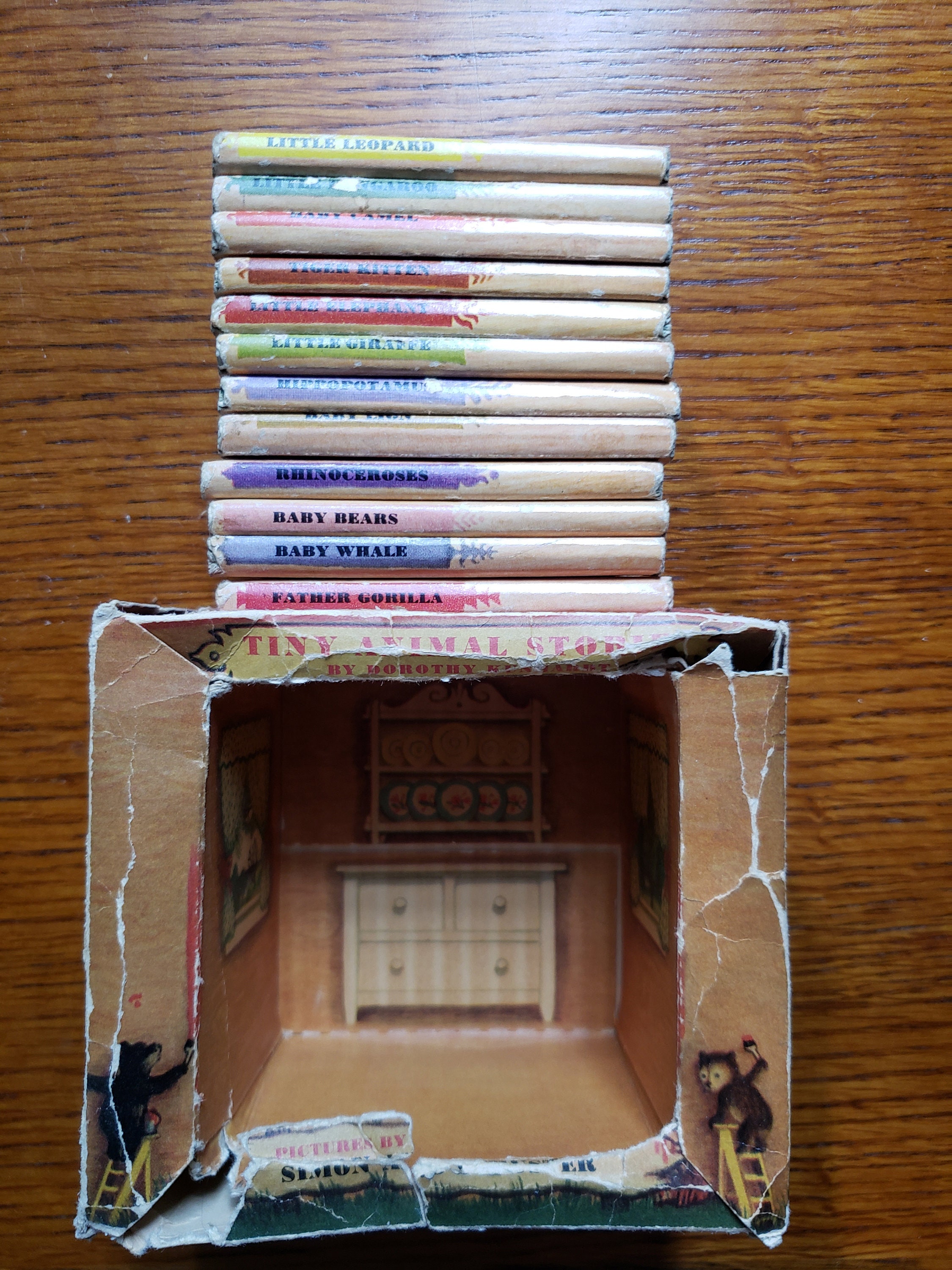 The Tiny Golden Library-little Golden Bookssimon & Schuster Tiny Animal ...