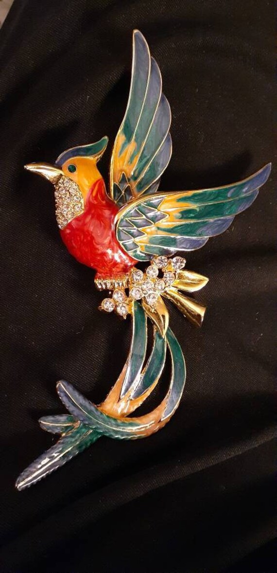 arpel vintage enameled bird - Gem
