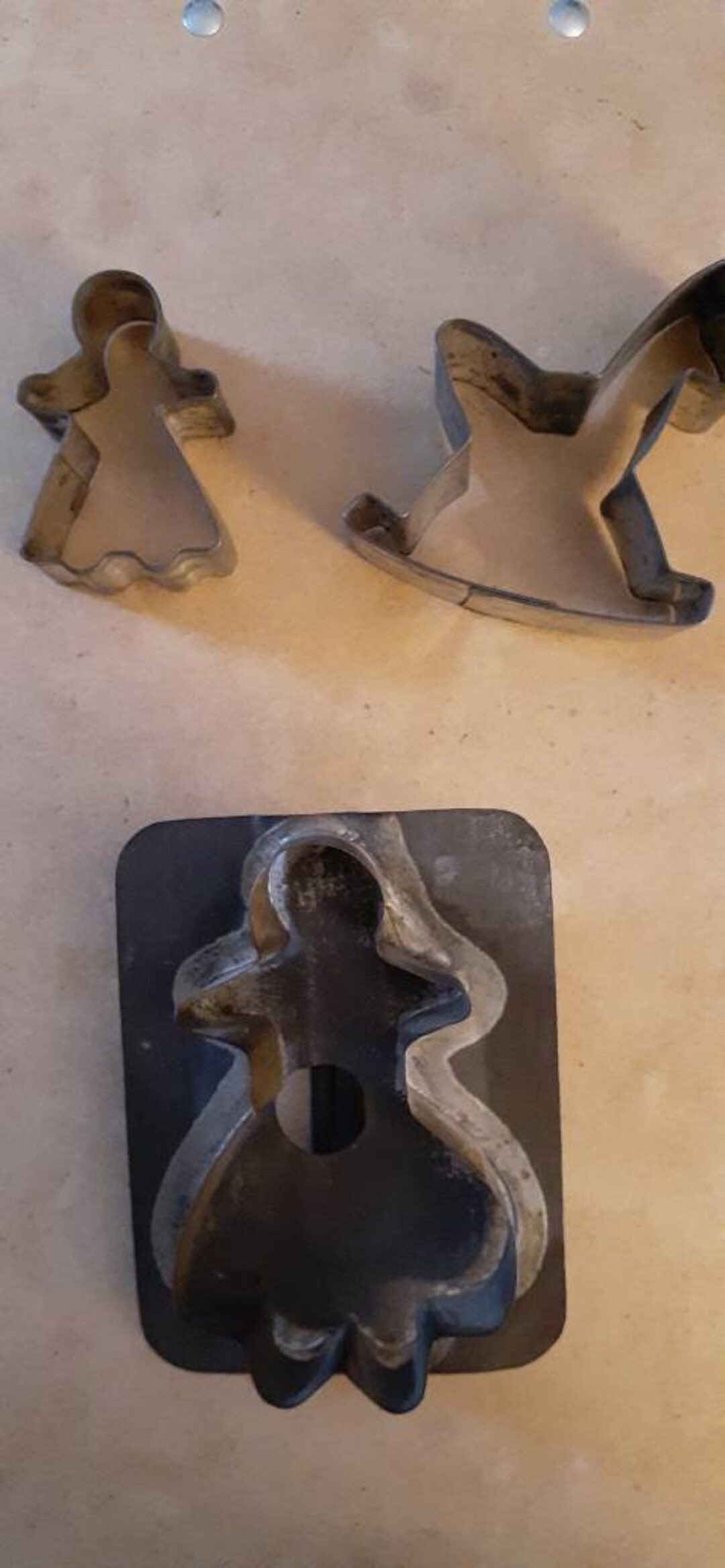Three Antique Tin Cookie Cutters - Etsy