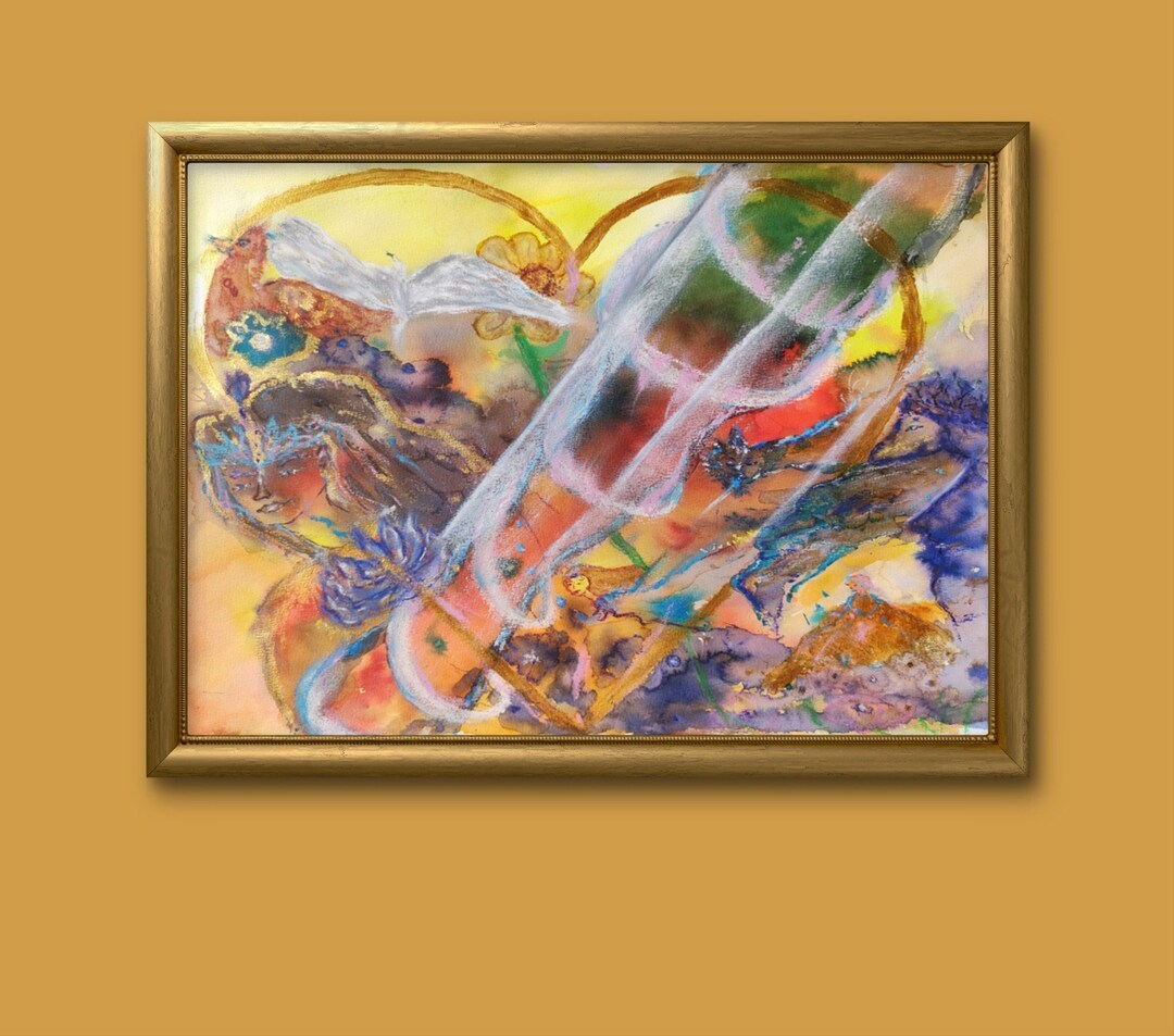 World of Heart Goddess Aphrodite Dreamy Artful Art - Etsy