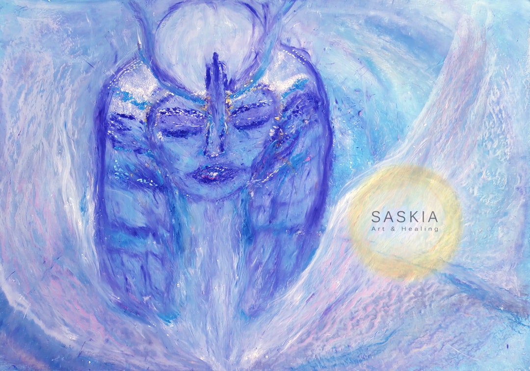 Original Artwork Blessing of Hathor Goddess Hathor Hathor Art Egyptian ...