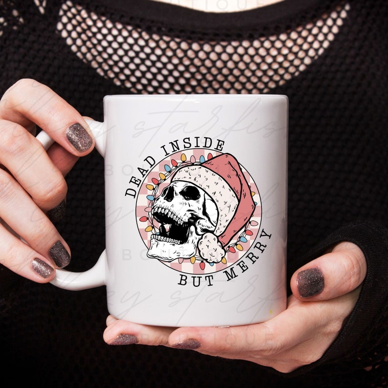 Dead Inside Png, Christmas Png, Holiday Png, Skeleton Santa Png - Etsy