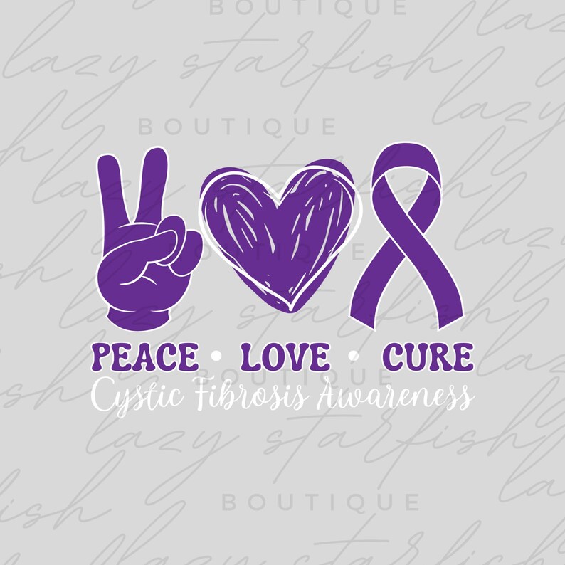 Peach Love Cure, Cystic Fibrosis Awareness Png, Cystic Fibrosis, Mama ...