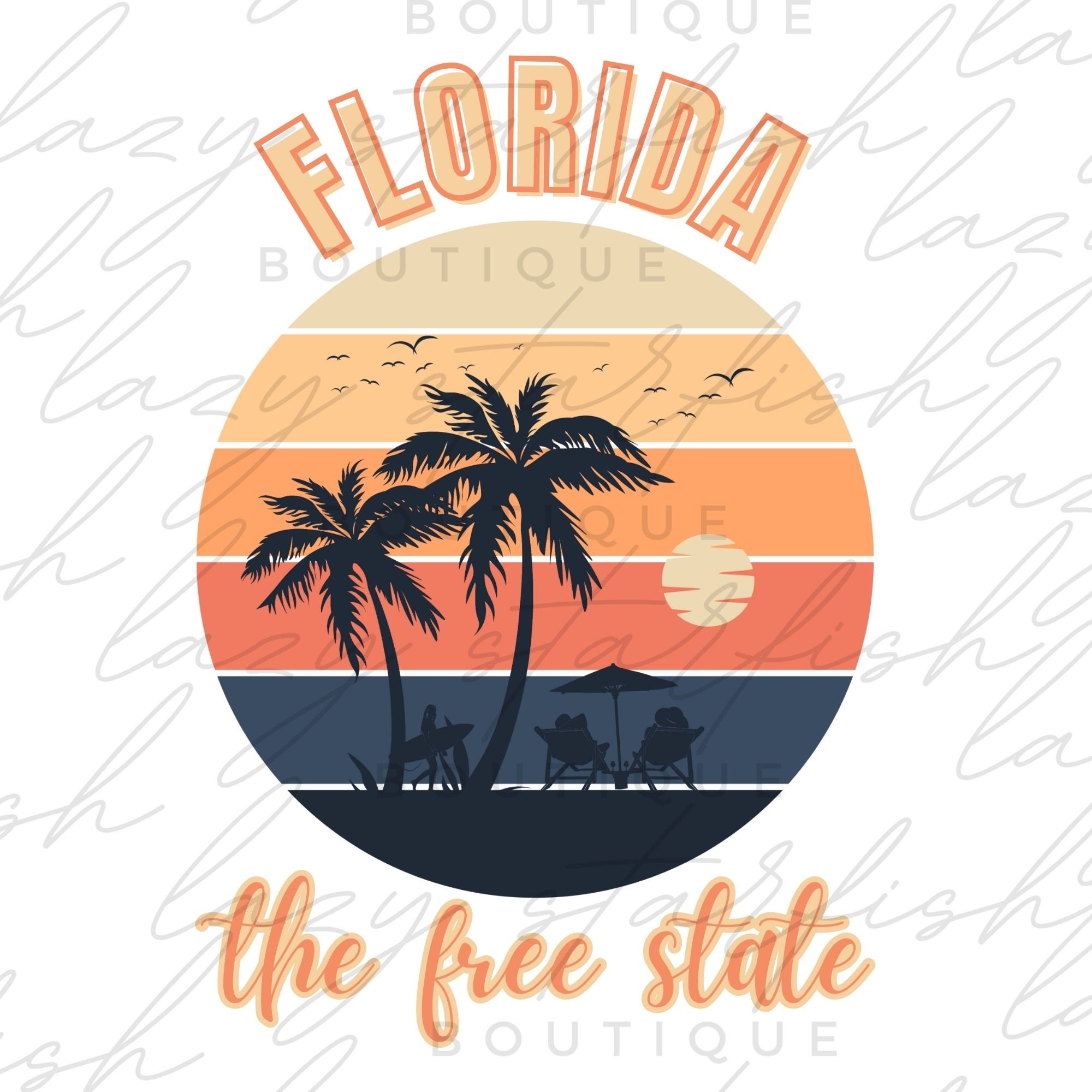 Florida PNG, FL the Free State, Florida Life PNG, Digital Download ...