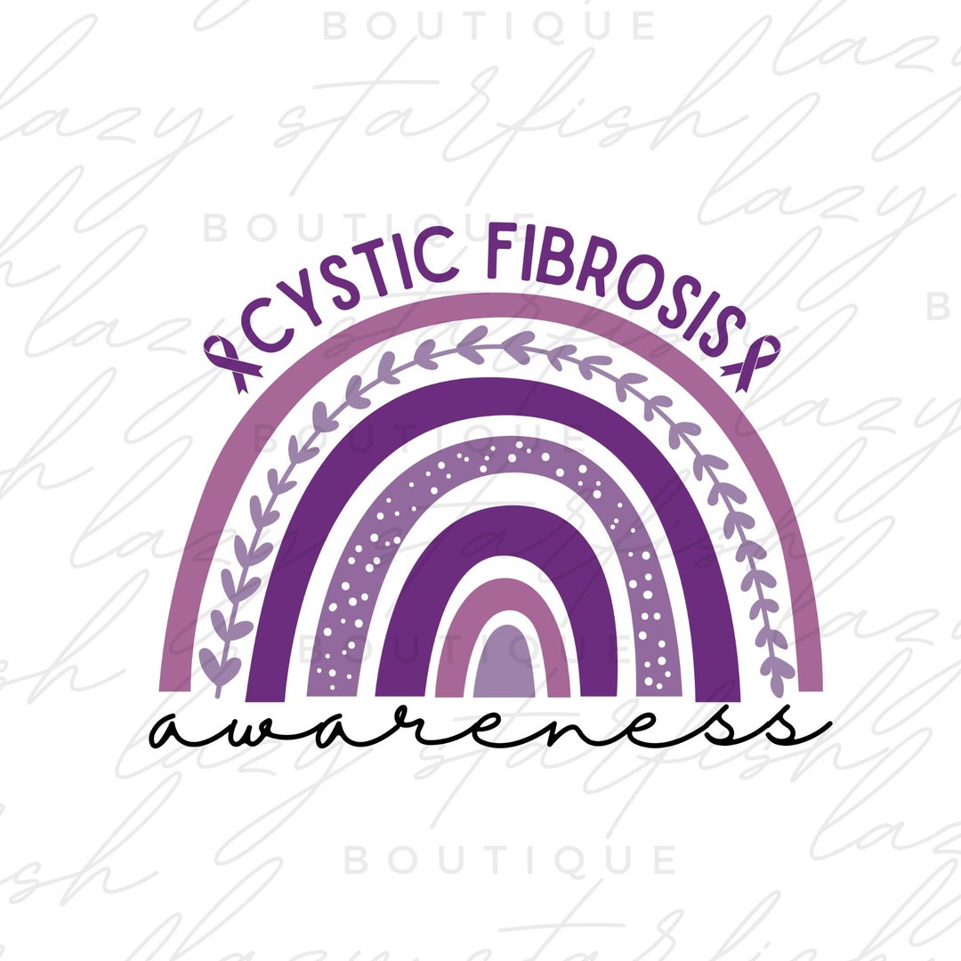 Cystic Fibrosis Awareness Png, Cystic Fibrosis, Mama, Purple Ribbon, CF ...