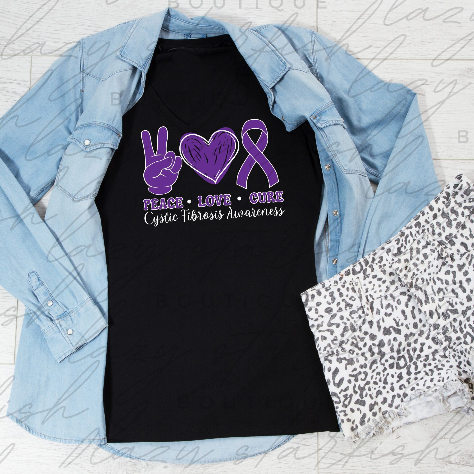 Peach Love Cure, Cystic Fibrosis Awareness Png, Cystic Fibrosis, Mama ...