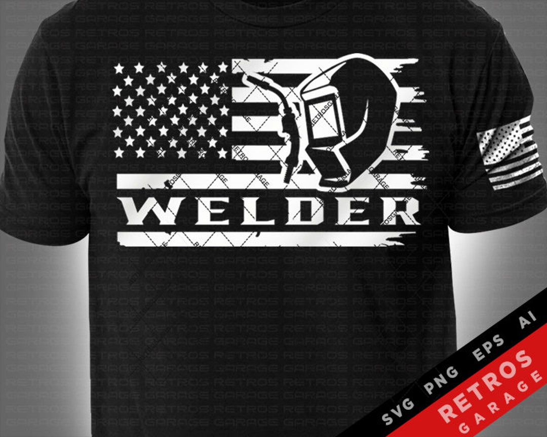Welder Flag SVG: Patriotic USA Welding Design (digital Download) - Etsy