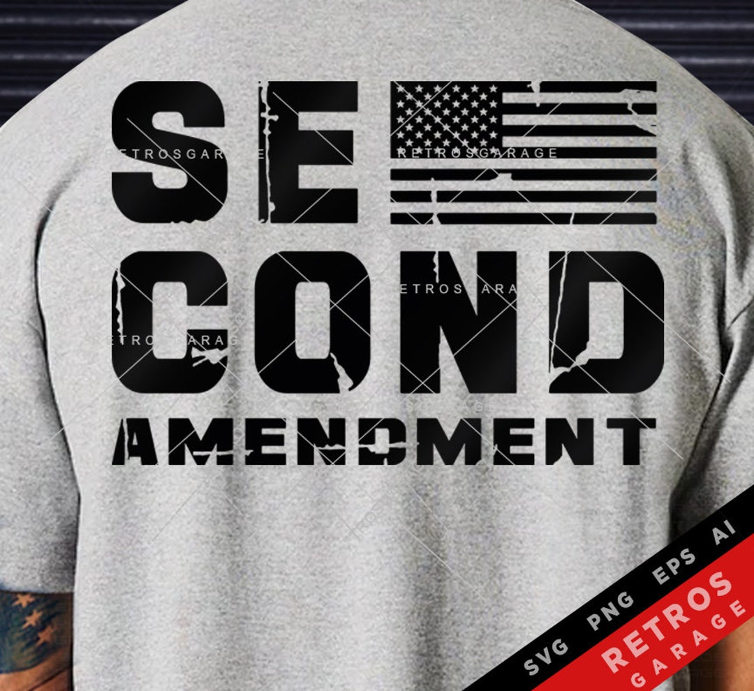 Second Amendment USA Flag SVG PNG: Patriotic Design (digital Download ...