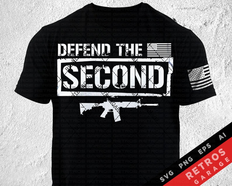 Defend the Second Amendment SVG PNG Sublimation Patriotic - Etsy