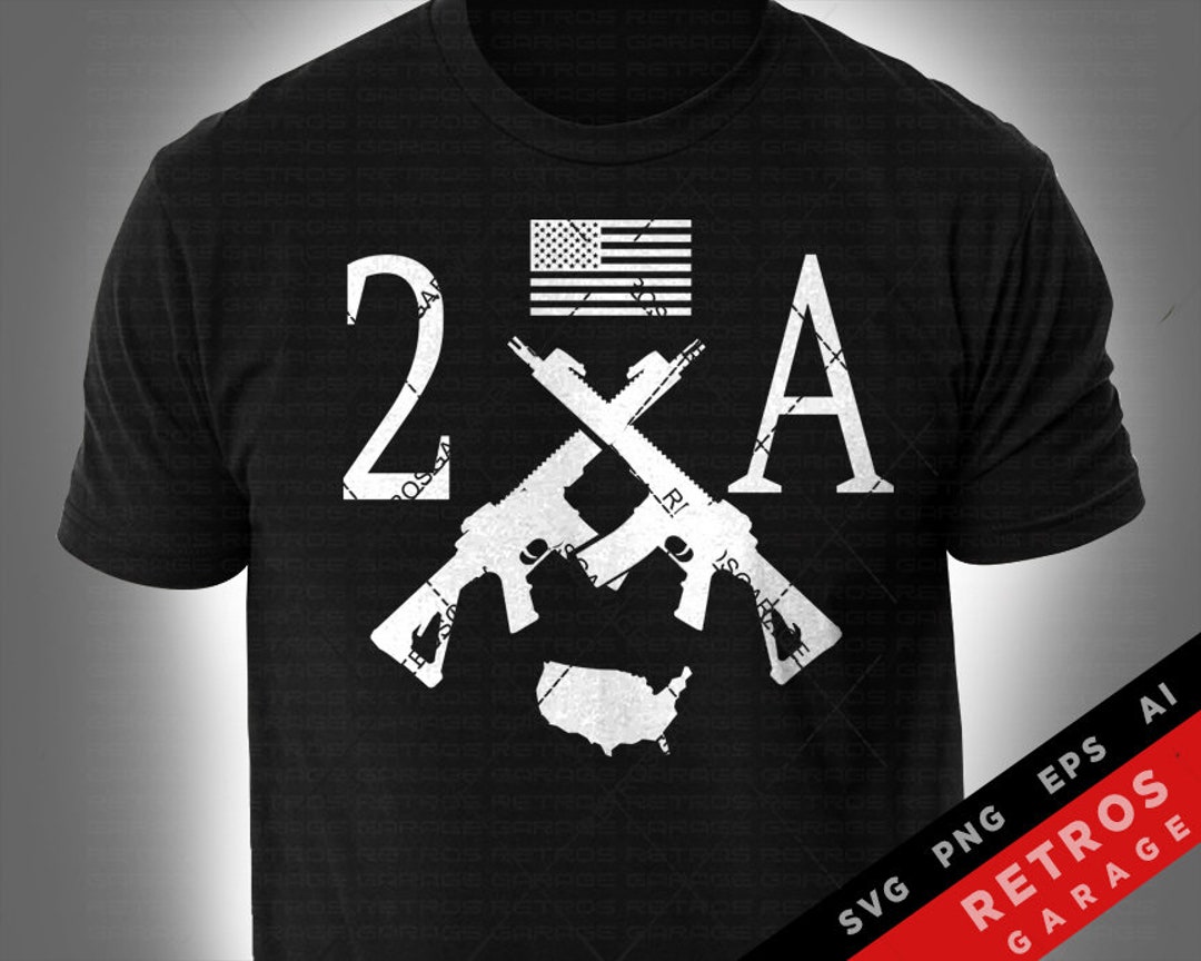 2A USA Flag SVG: Second Amendment Patriotic Design (digital Download ...