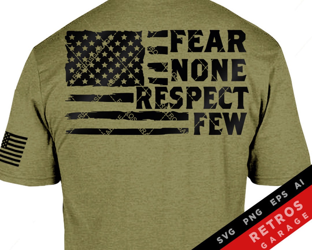2nd Amendment USA Flag - Fear None Respect Few - Patriotic SVG PNG ...