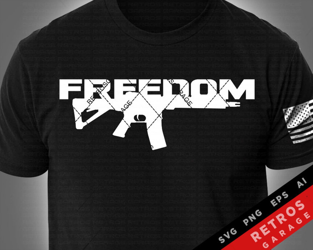 Freedom USA Flag SVG PNG Second Amendment Sublimation Patriotic Print ...