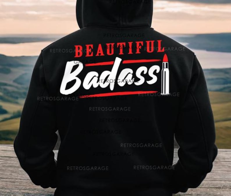 Beautiful Badass SVG PNG Second Amendment Sublimation Patriotic Print ...