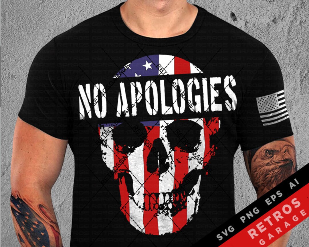 America No Apologies SVG PNG Second Amendment Sublimation Patriotic ...