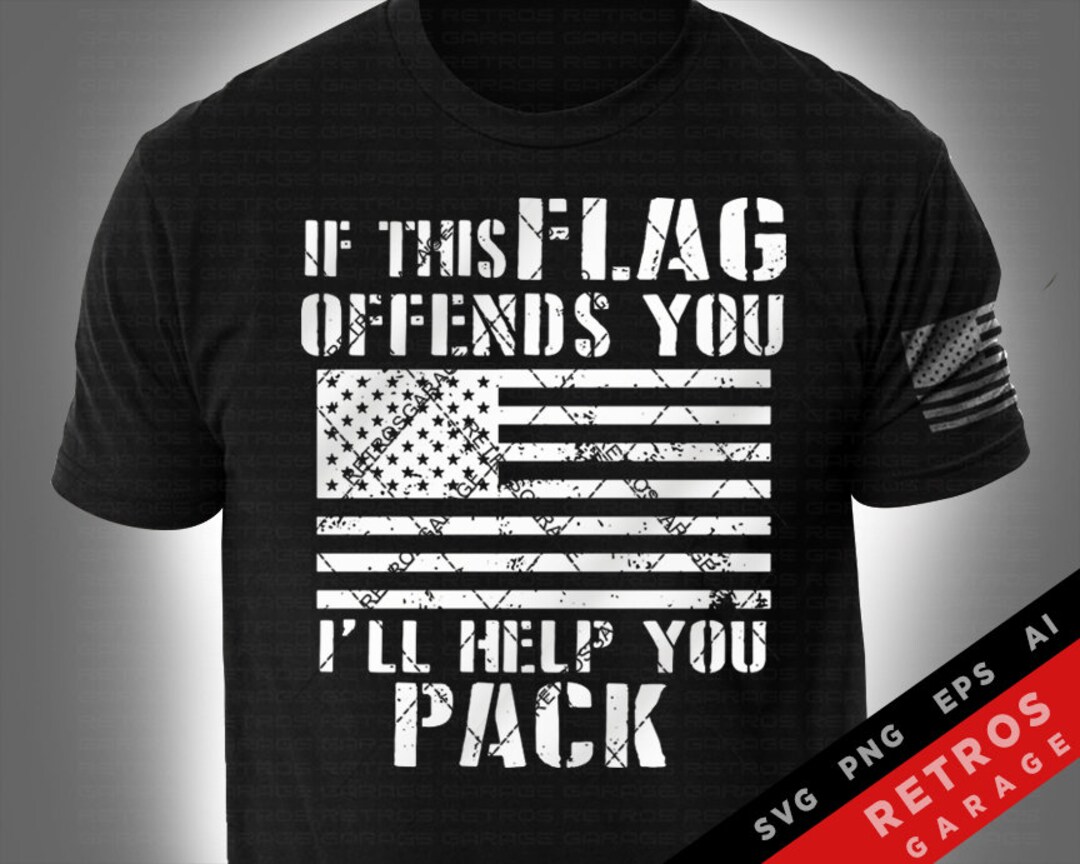 If This Flag Offends You I'll Help You Pack Second Amendment Flag SVG ...