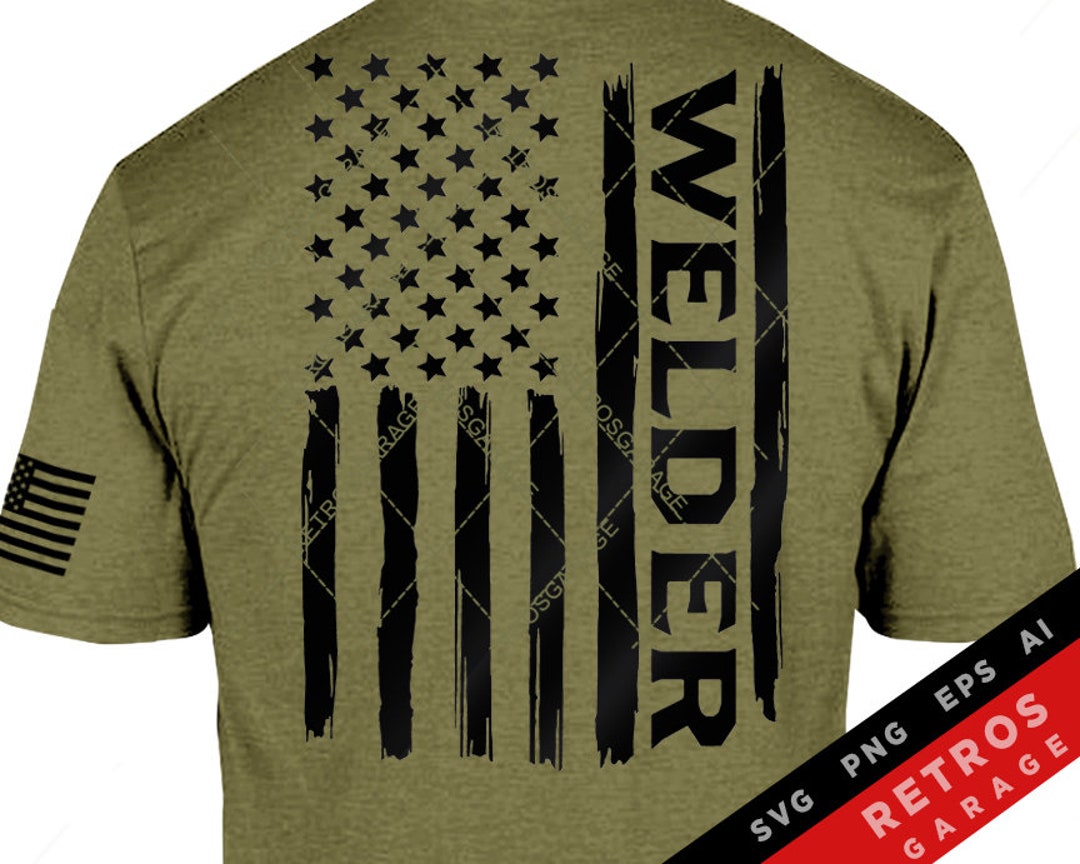Welder Flag SVG PNG Welding Usa Welding Patriotic America EPS - Etsy