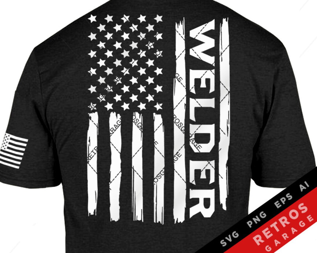Welder Flag SVG PNG Welding Usa Welding Patriotic America EPS - Etsy