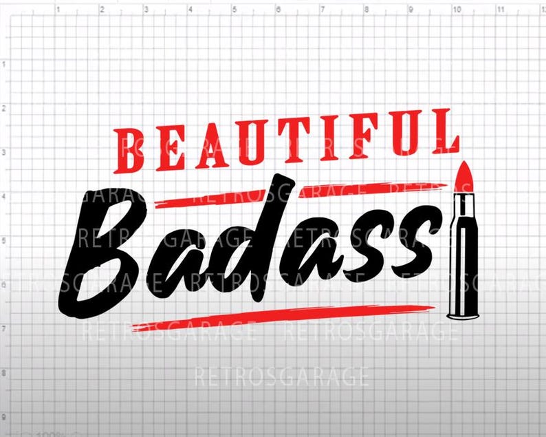 Beautiful Badass SVG PNG Second Amendment Sublimation Patriotic Print ...