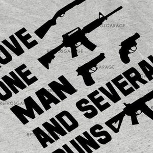 I Love One Man and Several Guns SVG PNG Second Amendment PNG ...