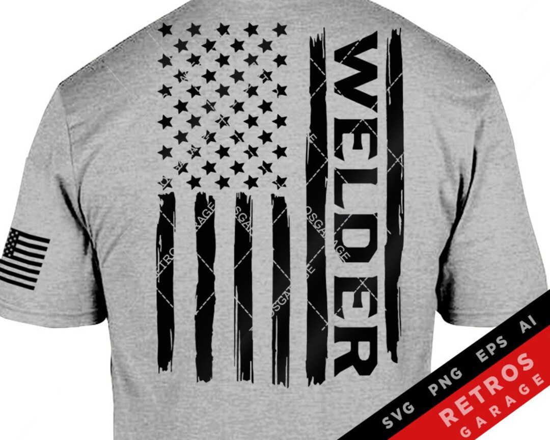 Welder Flag SVG PNG Welding Usa Welding Patriotic America EPS - Etsy