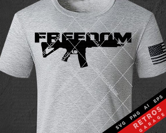 Freedom USA Flag SVG PNG Second Amendment Sublimation - Etsy