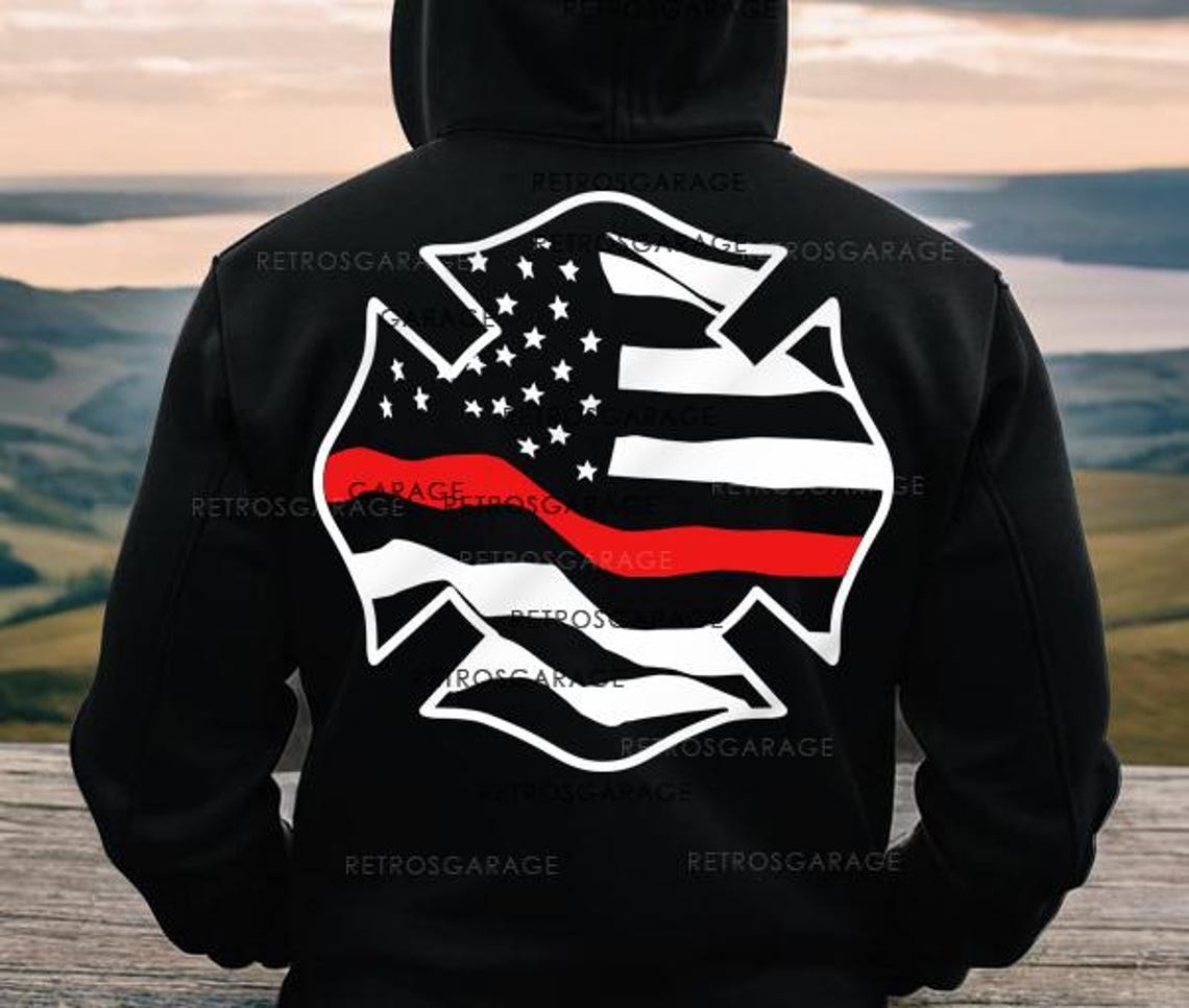 Firefighter SVG PNG Usa America Flag Patriotic Firefighter Flag Design ...