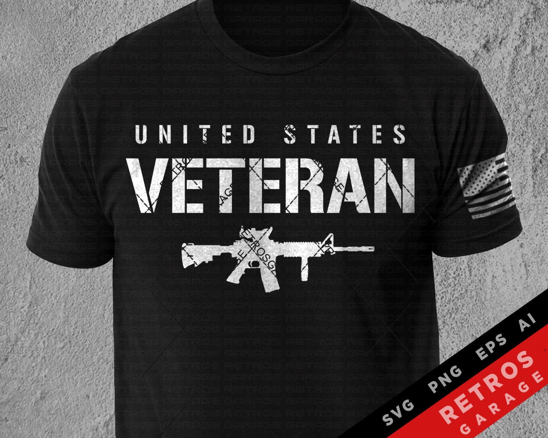 Veteran 2nd Amendment Design, Patriotic Gun Rights (svg, Png, Eps, Ai ...