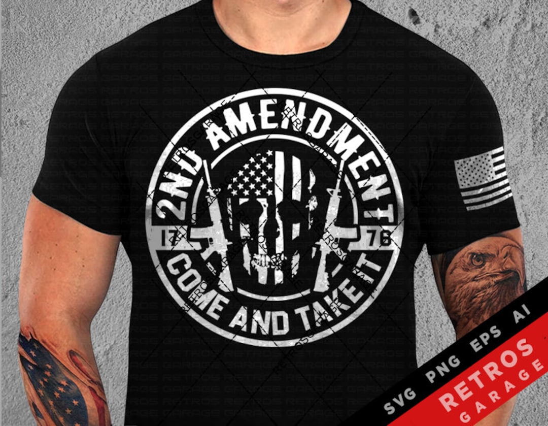 Second Amendment SVG PNG Sublimation Patriotic Print Design America EPS ...