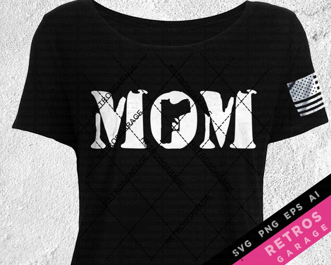 Mom SVG PNG Concealed Carry Second Amendment Sublimation Patriotic ...