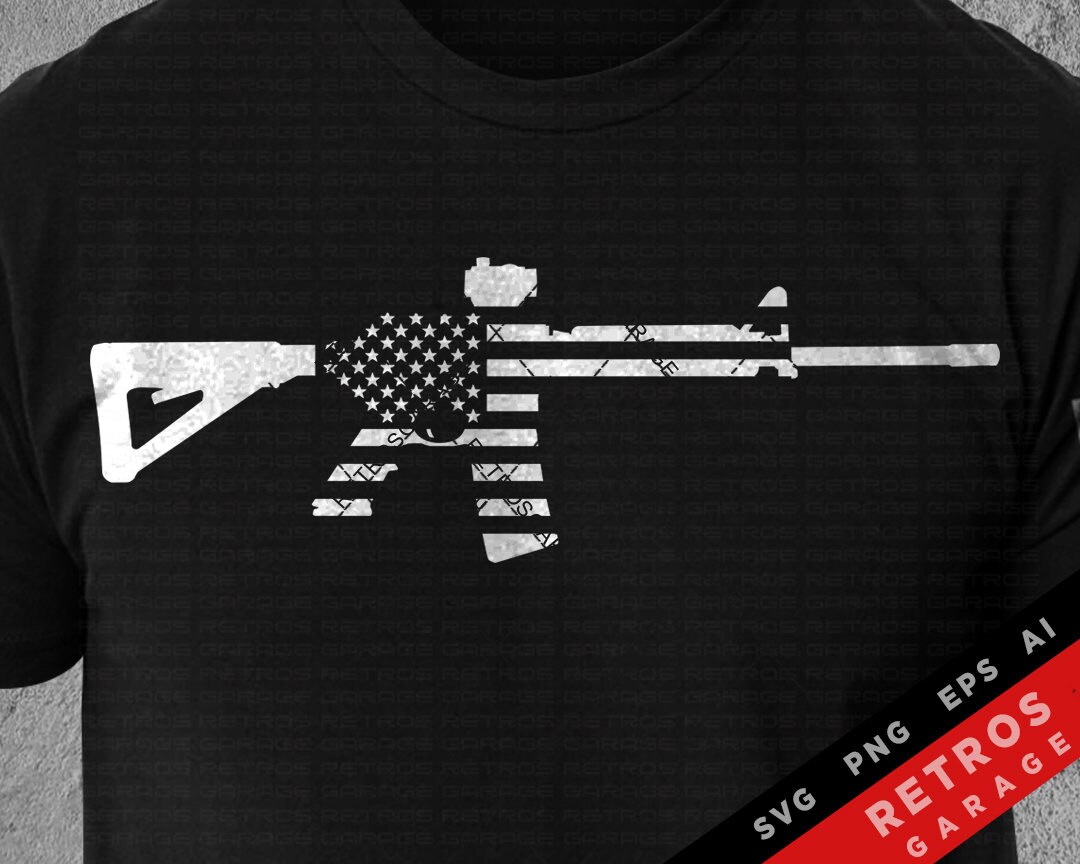 Usa Rifle Flag Second Amendment SVG PNG Sublimation Patriotic Print ...