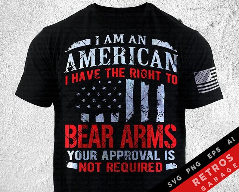 Right to Bear Arms SVG PNG Defend Second Amendment Sublimation - Etsy