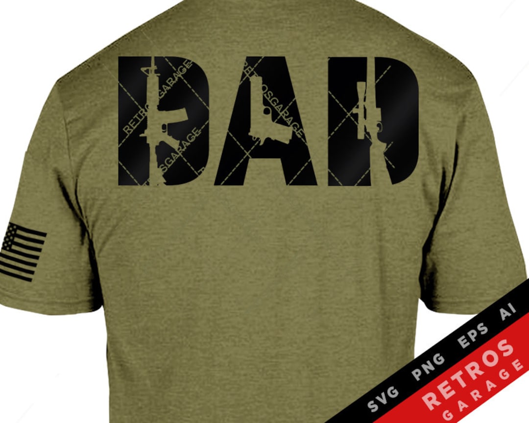Second Amendment Dad Rifle SVG PNG Sublimation Patriotic Print Design ...