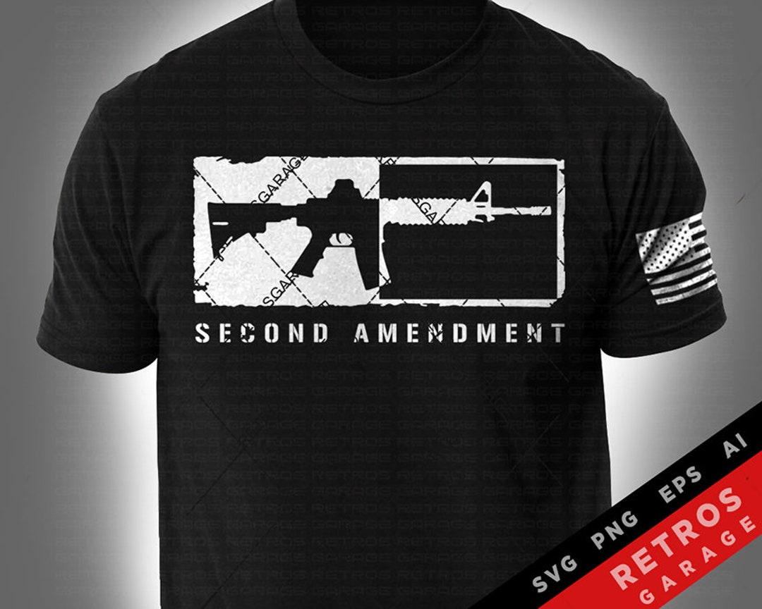 Second Amendment SVG PNG Sublimation Patriotic Print Design America EPS ...