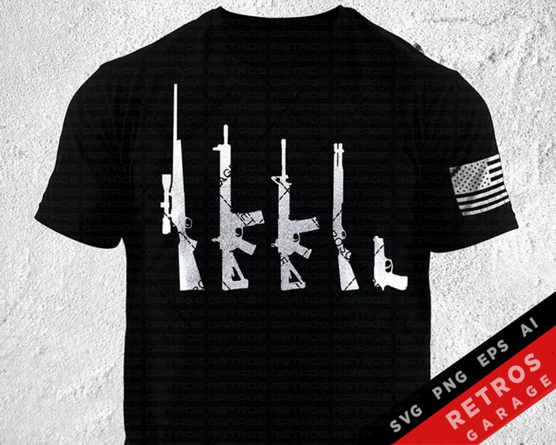 Gun Family Second Amendment SVG PNG Sublimation Patriotic Print Design ...