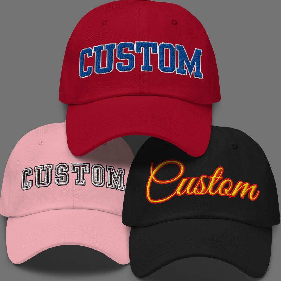 Personalized Embroidered Dad Cap: Custom Baseball Hat - Etsy