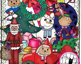 Current Mood Christmas Tree Santa Cocoa Ready to Press Sublimation ...