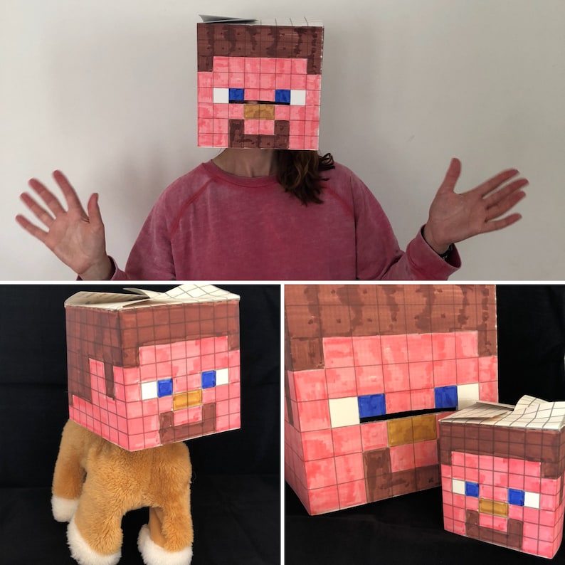 Blank Boxhead for Gamers to Design Decorate and Play - Etsy