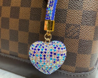 Bling Heart Keychain - Etsy